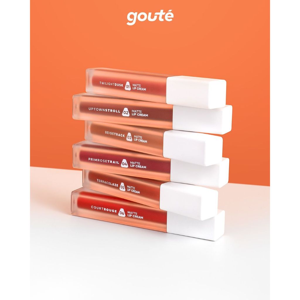 Jual Goute Goucream Transfer Proof Matte Lip Cream Long-lasting up to ...
