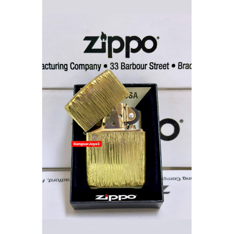 Jual korek zippo original USA CN205 3413 Bark Pattern | Shopee Indonesia