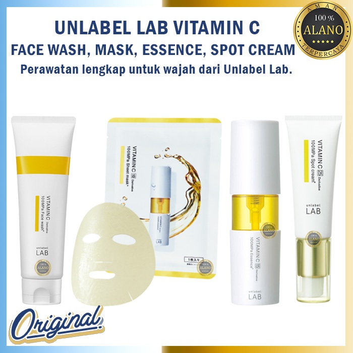 Jual Unlabel Lab V Essence Vitamin C Original - With Box | Shopee Indonesia