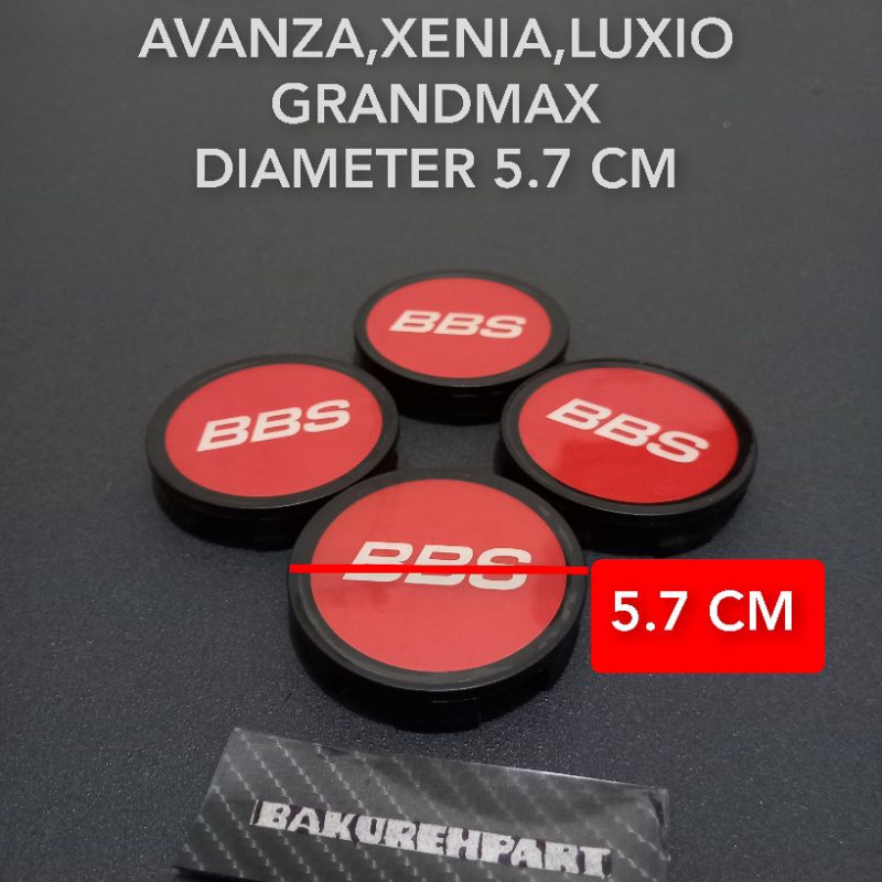 Jual Dop roda tutup velg mobil racing diameter 5.7 cm harga set 4pcs ...