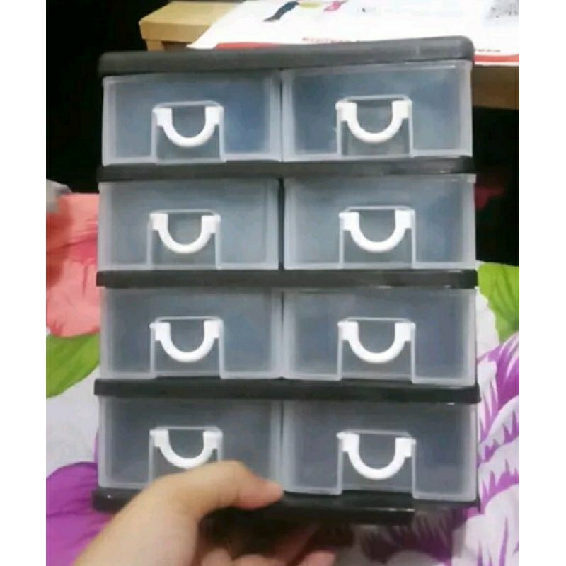 Jual LACI MINI CONTAINER 8 SUSUN GREEN LEAF 7906 SS4 / RAK CABINET ...