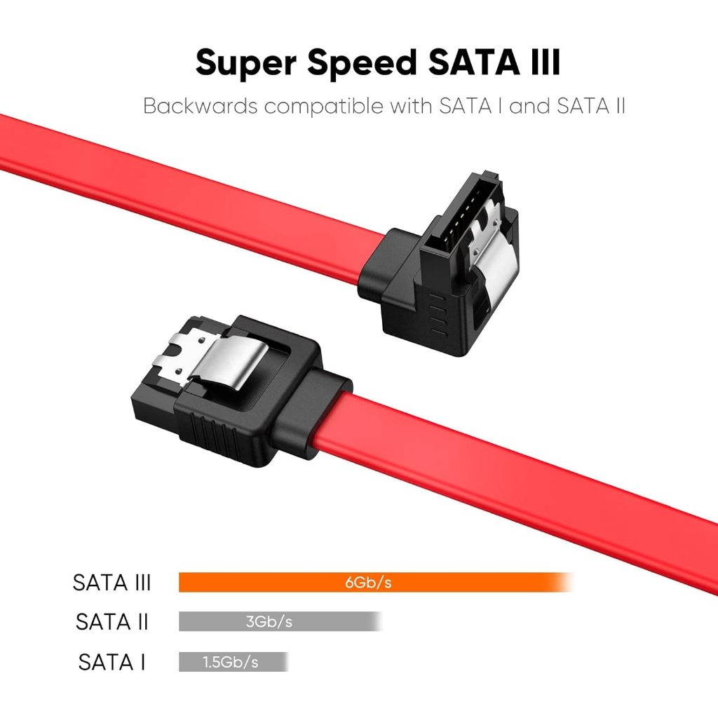 Jual Kabel SATA 3.0 Klip 50cm untuk Harddisk SSD High Quality | Shopee ...