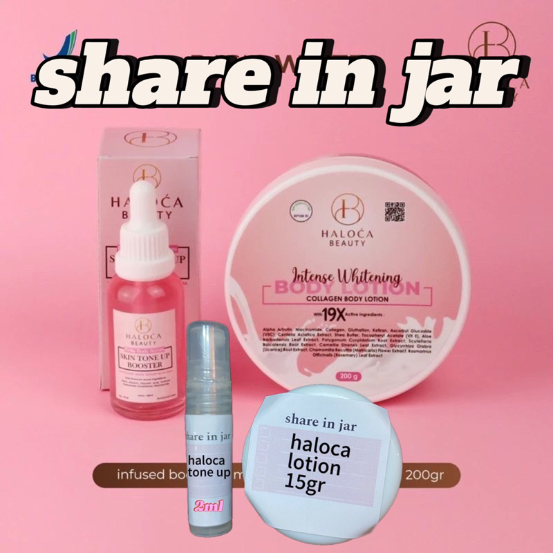 Jual SHARE PAKET HALOCA BEAUTY SKIN TONE UP BOSTER HALOCA INTENSE ...