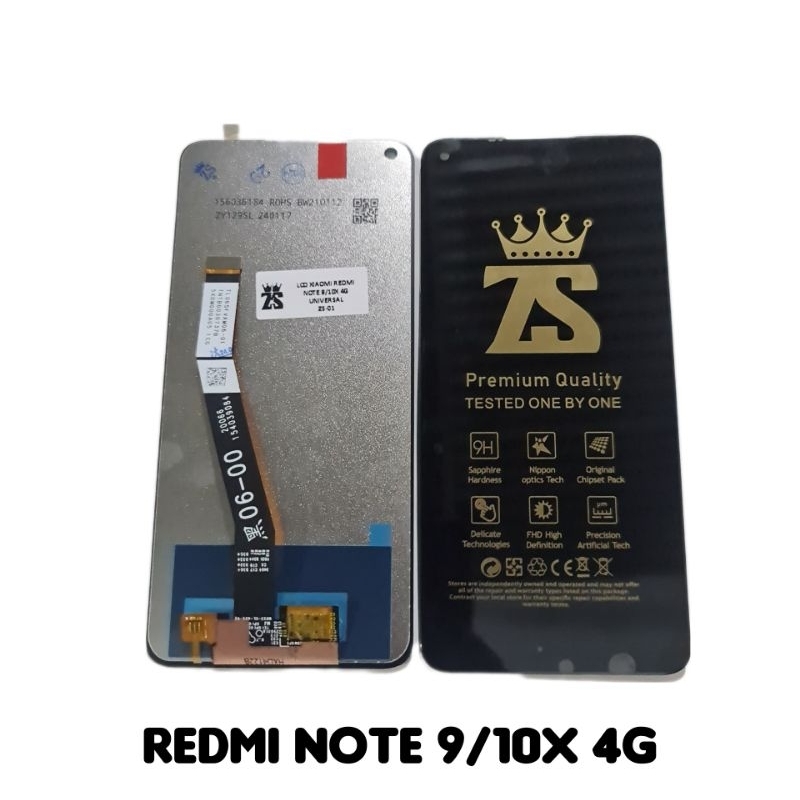 Jual LCD TS TOUCHSCREEN REDMI NOTE 9/10X 4G FULLSET | Shopee Indonesia