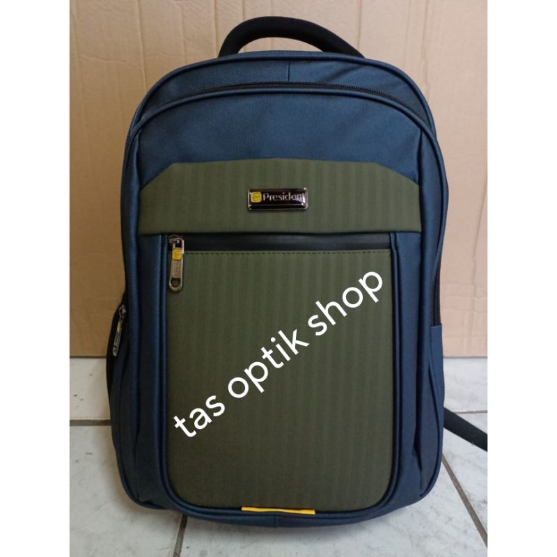 Jual tas ransel president 6015-01 navy | Shopee Indonesia
