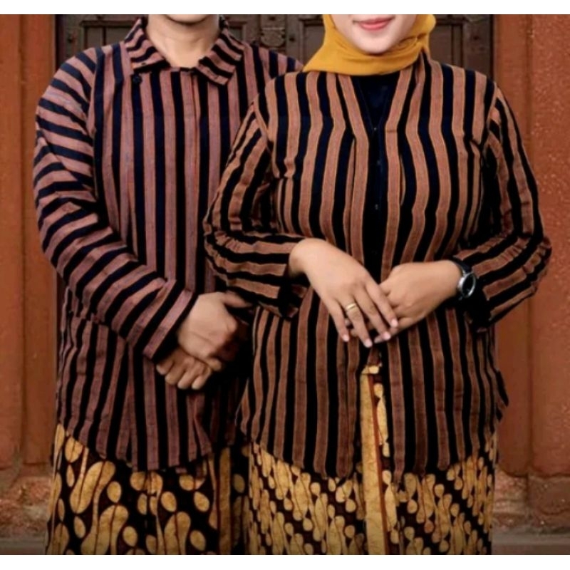 Jual SURJAN LURIK ANAK- DEWASA/KEBAYA LURIK ANAK-DEWAS/BAJU ADAT JAWA | Shopee Indonesia