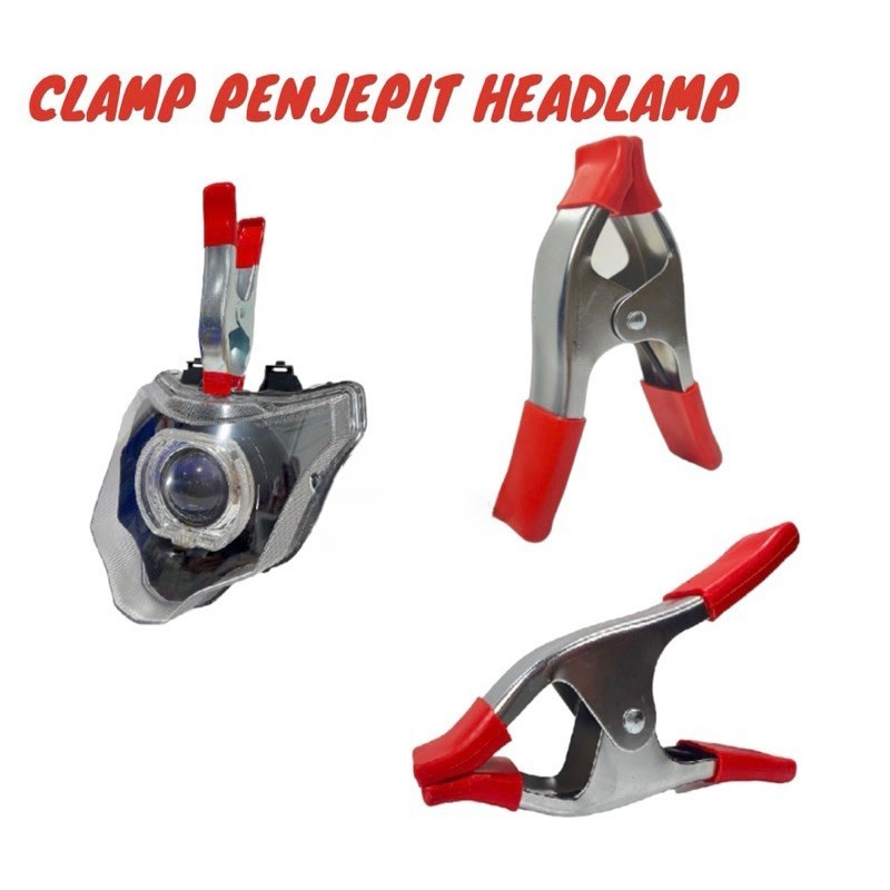 Jual ORIGINAL CLAMP PENJEPIT HEADLAMP ALAT RETROFIT HEADLAMP STANG ...