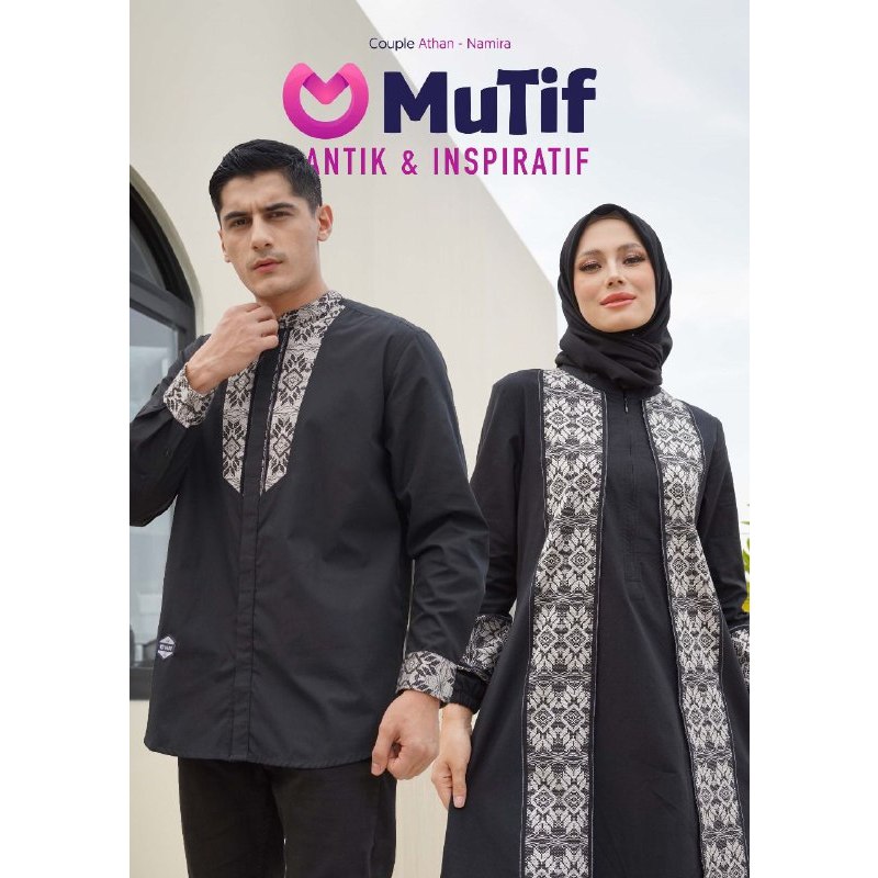 Jual Couple Namira & Athan Black Ethnic - Mutif Namira & Athan Black ...
