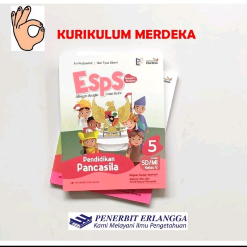 Jual Esps Pendidikan Pancasila Revisi SD / MI Kelas 1 2 3 4 5 6 Kurikulum Merdeka Erlangga ...