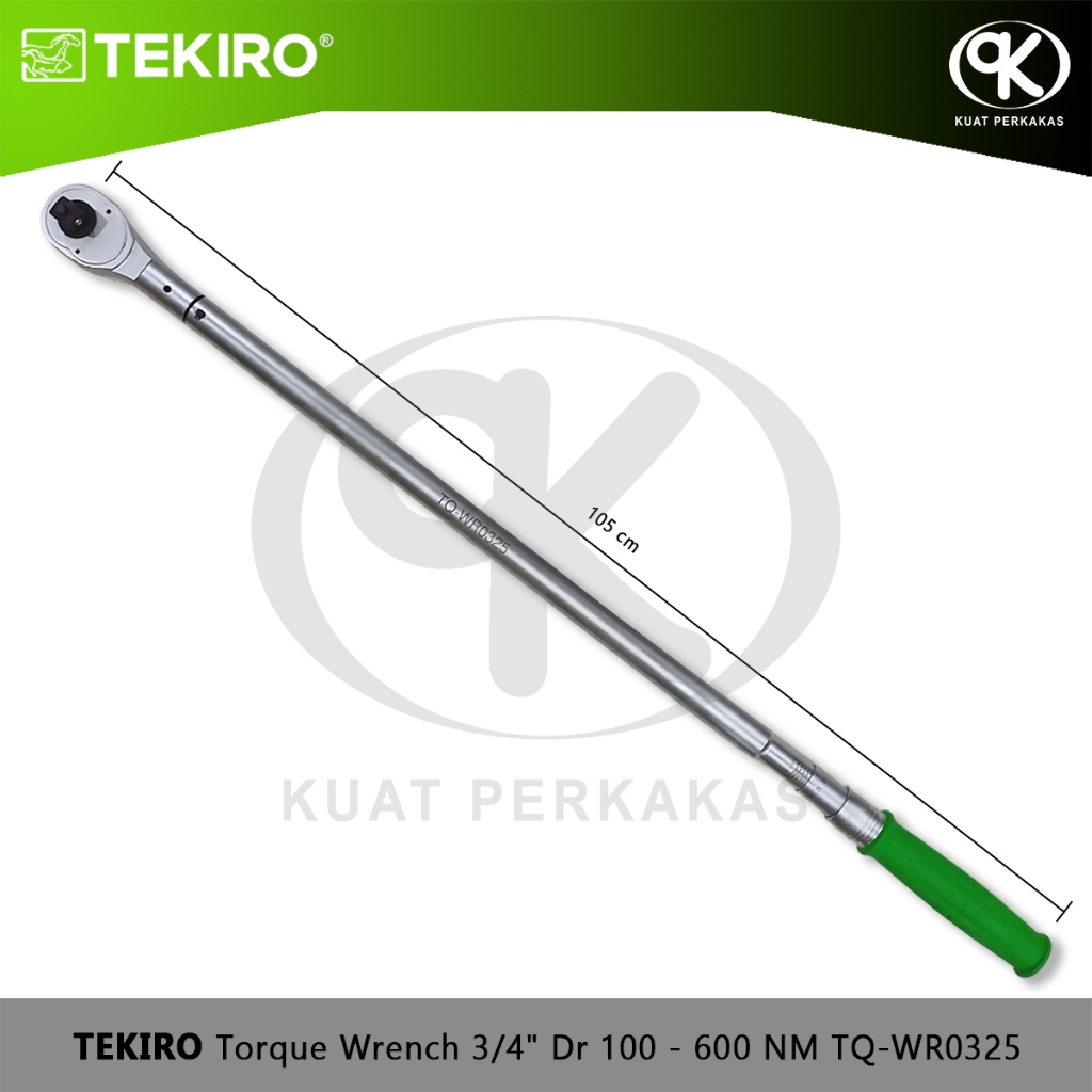 Jual Torque Wrench 3/4" 100-600NM TEKIRO Kunci Torsi Momen Socket TQ ...