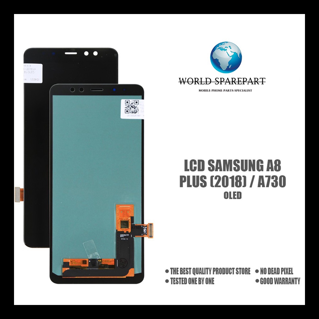 Jual LCD Samsung A8 Plus 2018 A730 OLED Original 100% Fullset ...