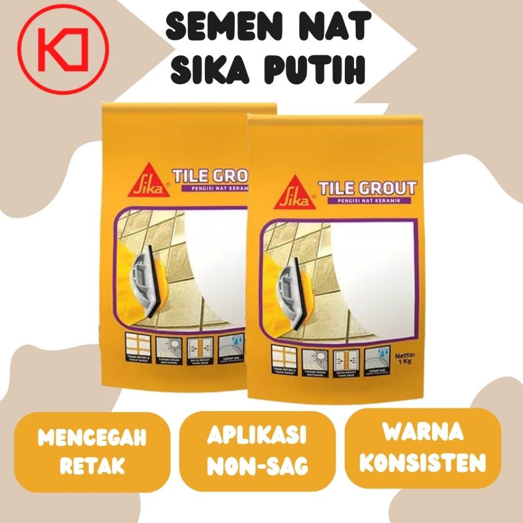 Jual Sika® Tile Grout 1kg semen pengisi nat keramik - Putih | Shopee ...