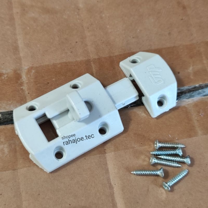 Jual Grendel PVC 2" Slot Plastik Kancingan Pintu Kamar Mandi 2 Inch ...