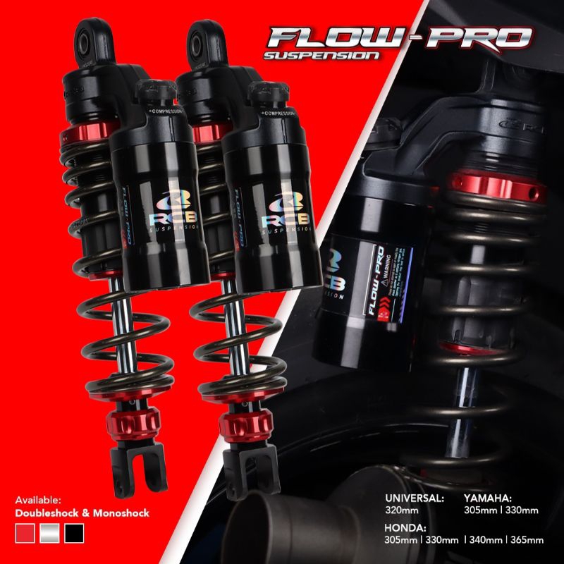 Jual Shockbreaker RCB Flow Pro Original Shock Aerox 305mm Nmax 330 PCX ...
