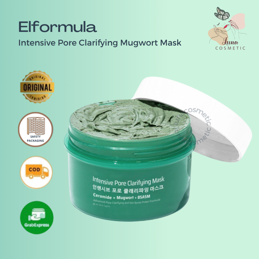 Jual Elformula Intensive Pore Clarifying Mugwort Mask | Shopee Indonesia