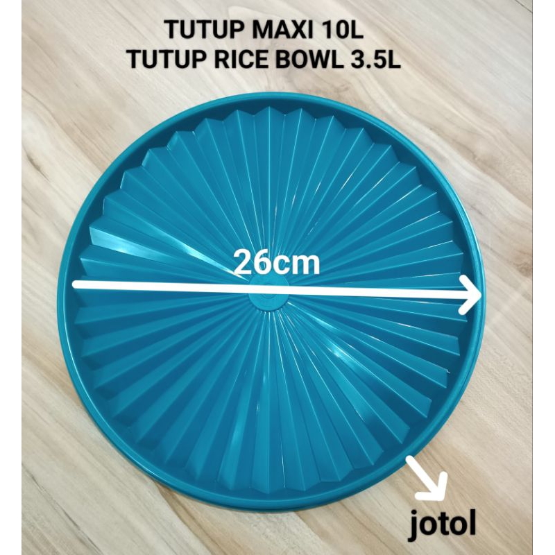 Jual ORIGINAL TUPPERWARE TUTUP TOPLES MAXI 5L/10L 1PC | Shopee Indonesia