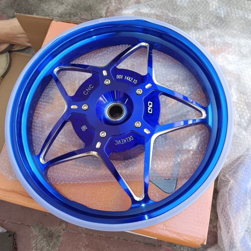 Jual VELG BINTANG DND DELKEVIC X1 V Speed CNC Ring 14 Ukuran 185x14 ...