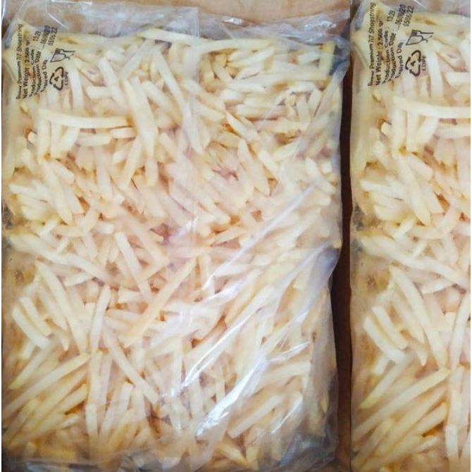 Jual Kentang Frozen French Fries Kentang Goreng Kemasan 250GR | Shopee ...