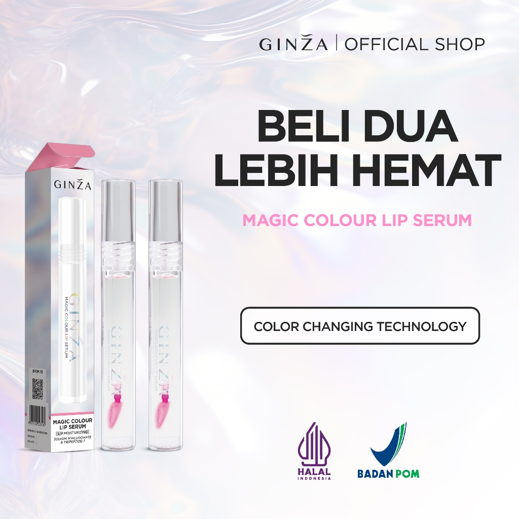 Jual Ginza Twin Pack Magic Colour Lip Serum [ISI 2 PCS] | Shopee Indonesia