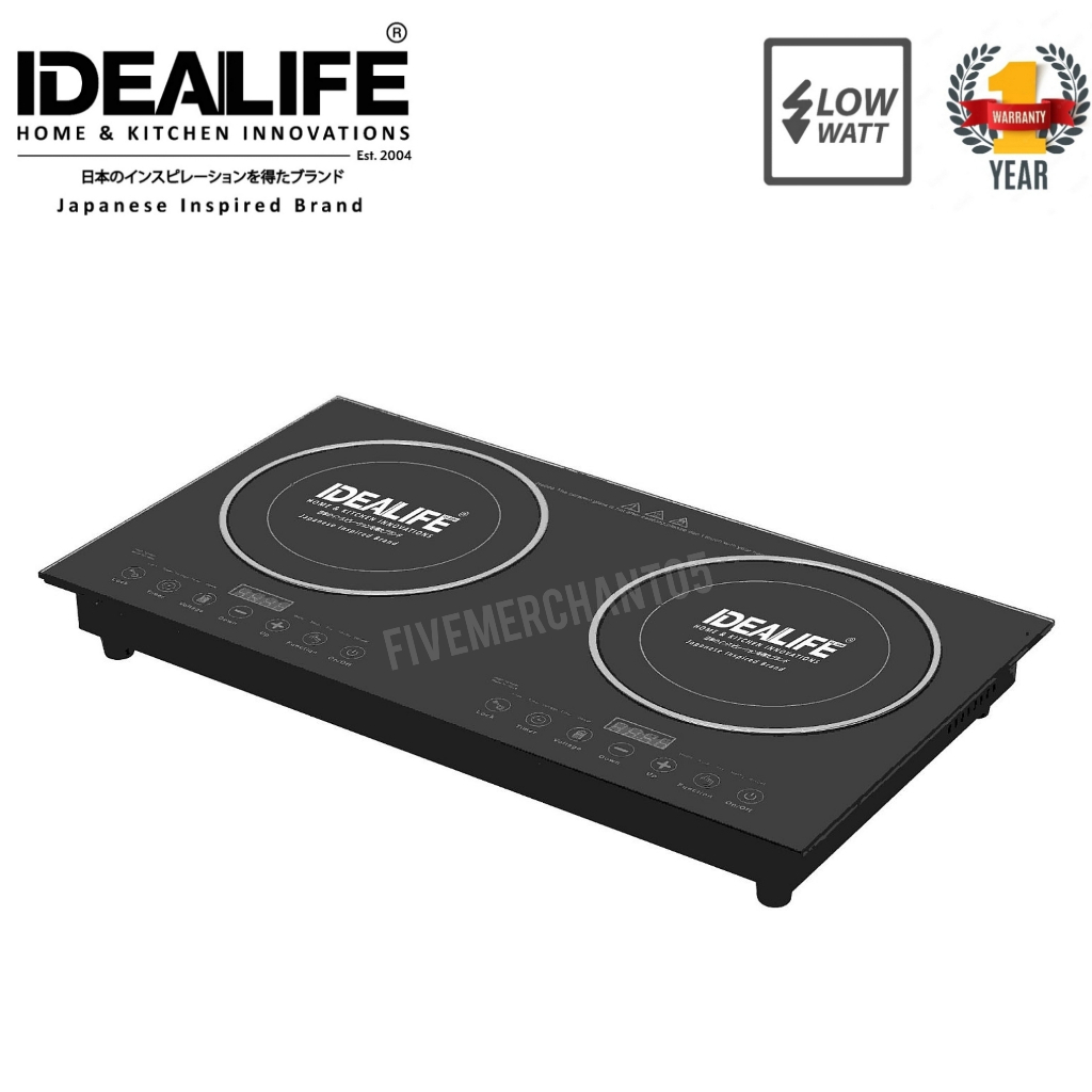 Jual Kompor Induksi Tanam Idealife IL 201B 2 Tungku Electric Stove ...