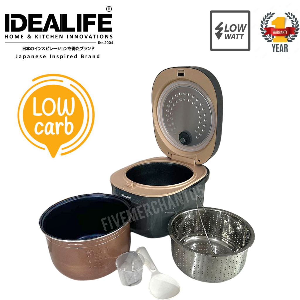 Jual Rice Cooker Low Carbo Idealife IL 100D 2 Liter Magic Com Low Sugar ...