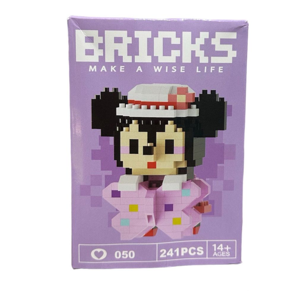 Jual [funny] Mainan Mini Brick Karakter / Balok Susun Mini / Building ...
