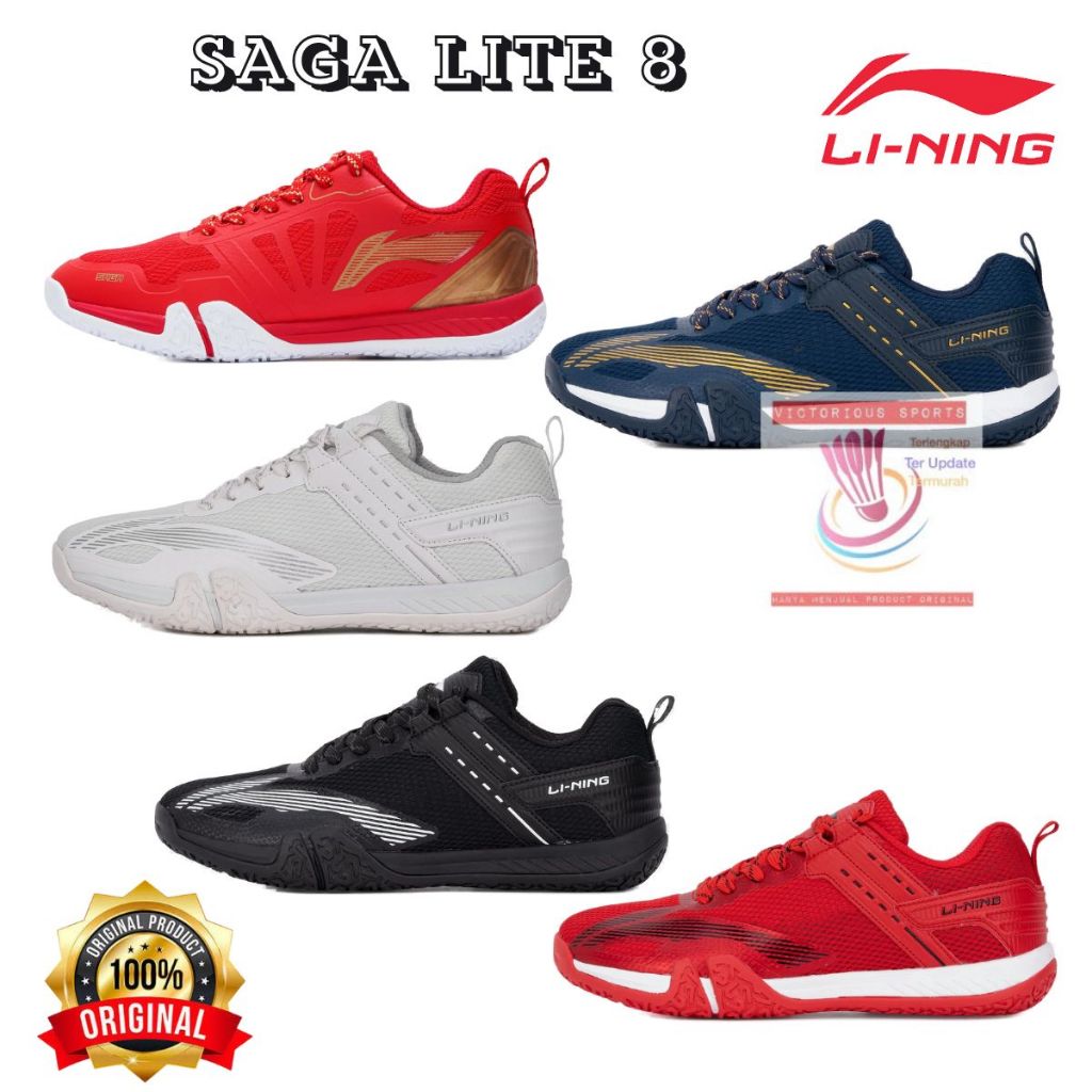 Jual SEPATU BADMINTON BULUTANGKIS LINING SAGA LITE 8 SAGALITE SERIES 8 ...