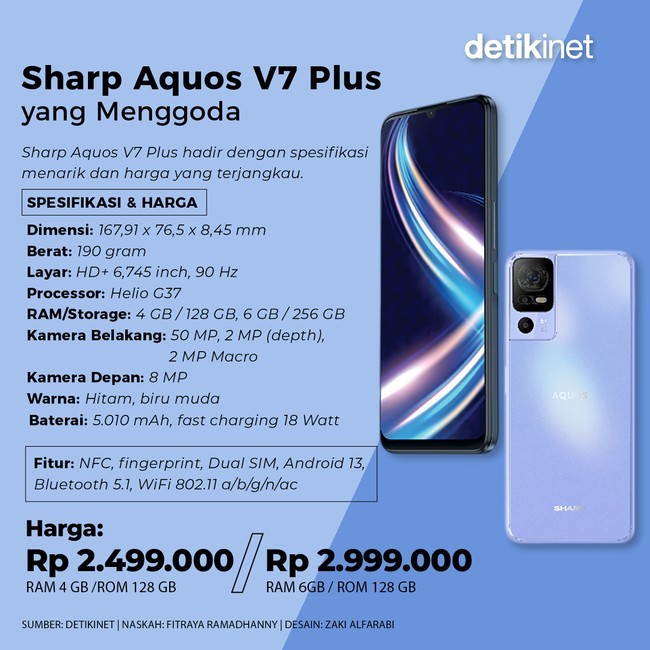 Jual SHARP AQUOS V7 PLUS SMARTPHONE | Shopee Indonesia