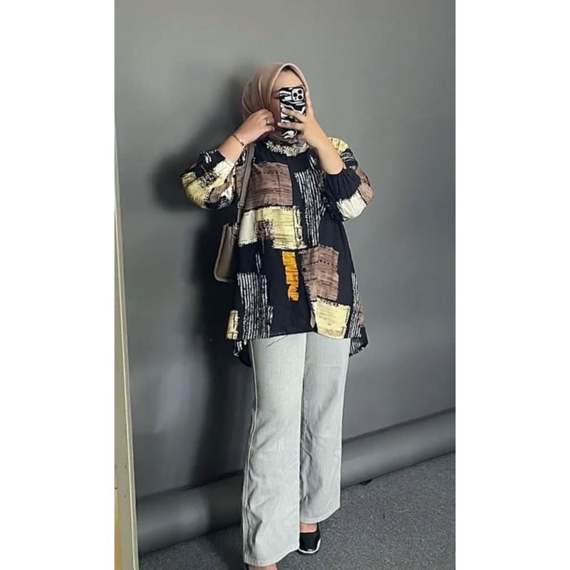 Jual Tunik Jumbo XL XXL XXXL XXXXL 5L ld 110 120 130 140 150 Model Cilo ...
