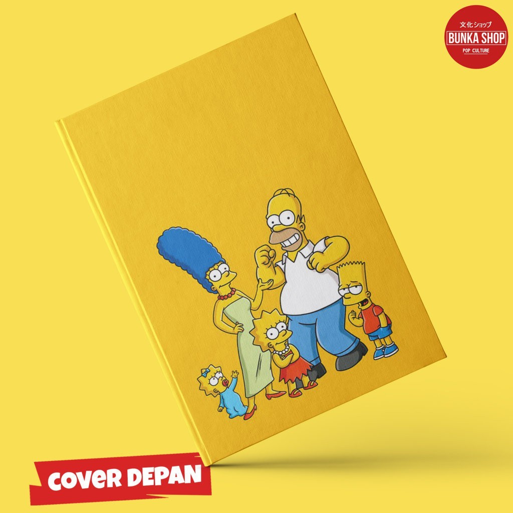 Jual Pocket Note Anime Cute Hype The Simpsons B Hardcover A6 Buku Tulis ...