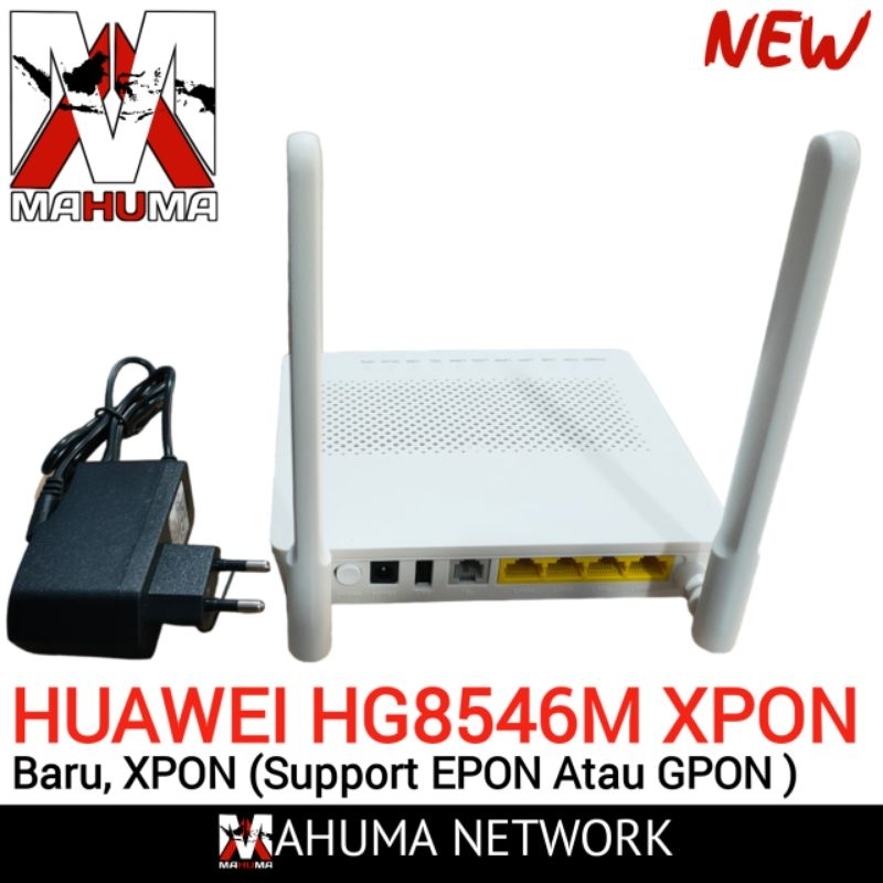 Jual BARU MODEM ONT ONU HUAWEI ECHOLIFE HG8546M XΡON (BISA EPON ATAU GPON) ROUTER ACCESS POINT ...