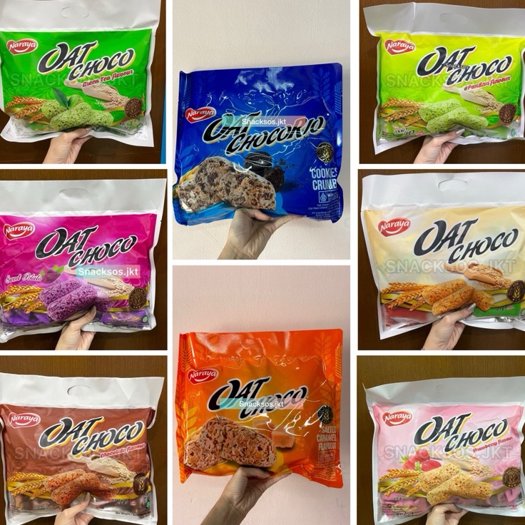 Jual Harga Terbaik NARAYA OAT CHOCO CHOCOLATE GREENTEA PANDAN ...