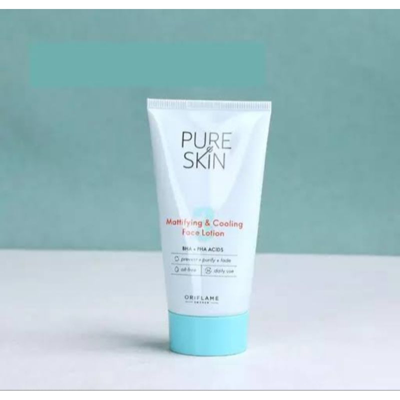 Jual pure skin mattifying & cooling face lotion GRATIS pengharum ...