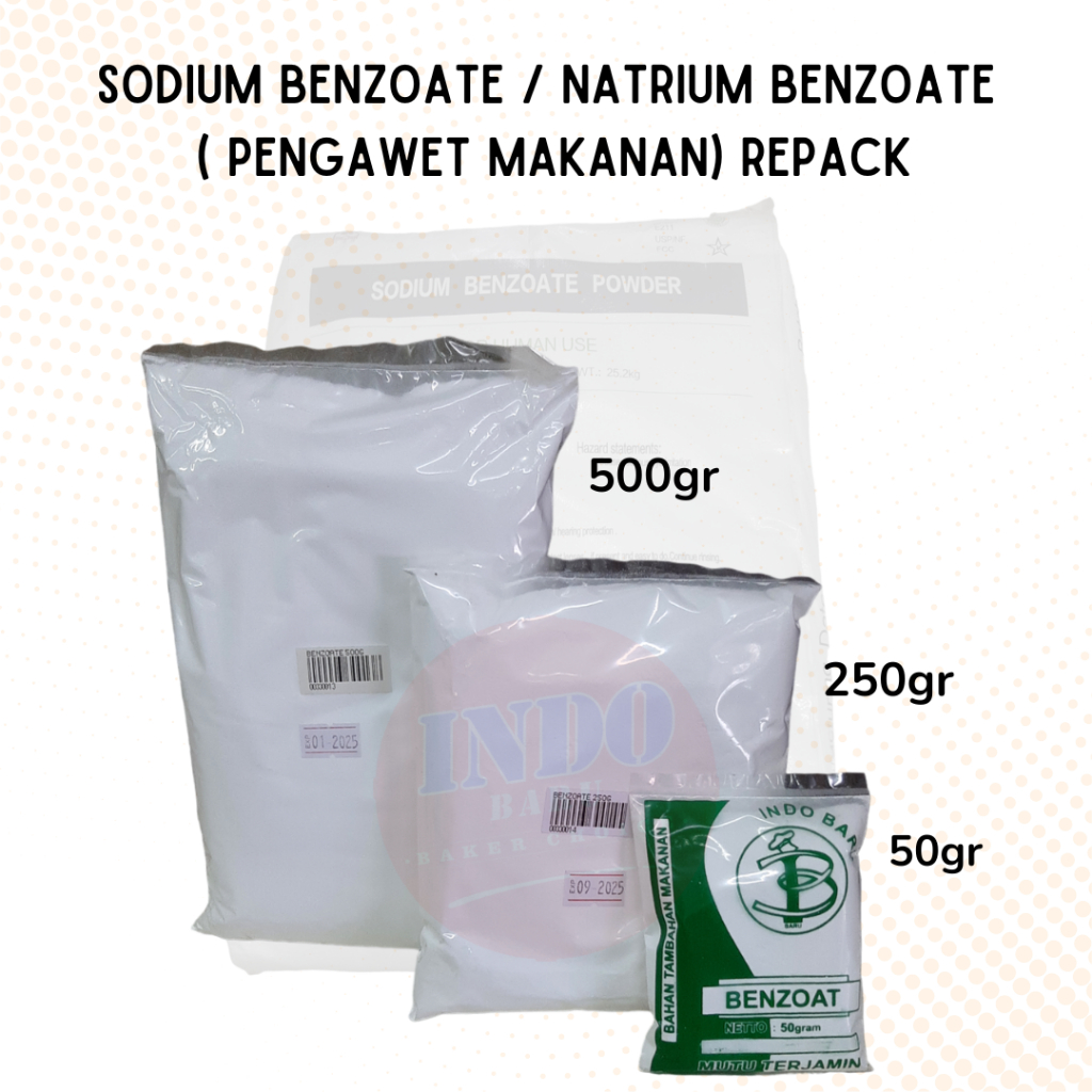 Jual Sodium Benzoate / Natrium Benzoate (Pengawet Makanan) Repack 50gr ...