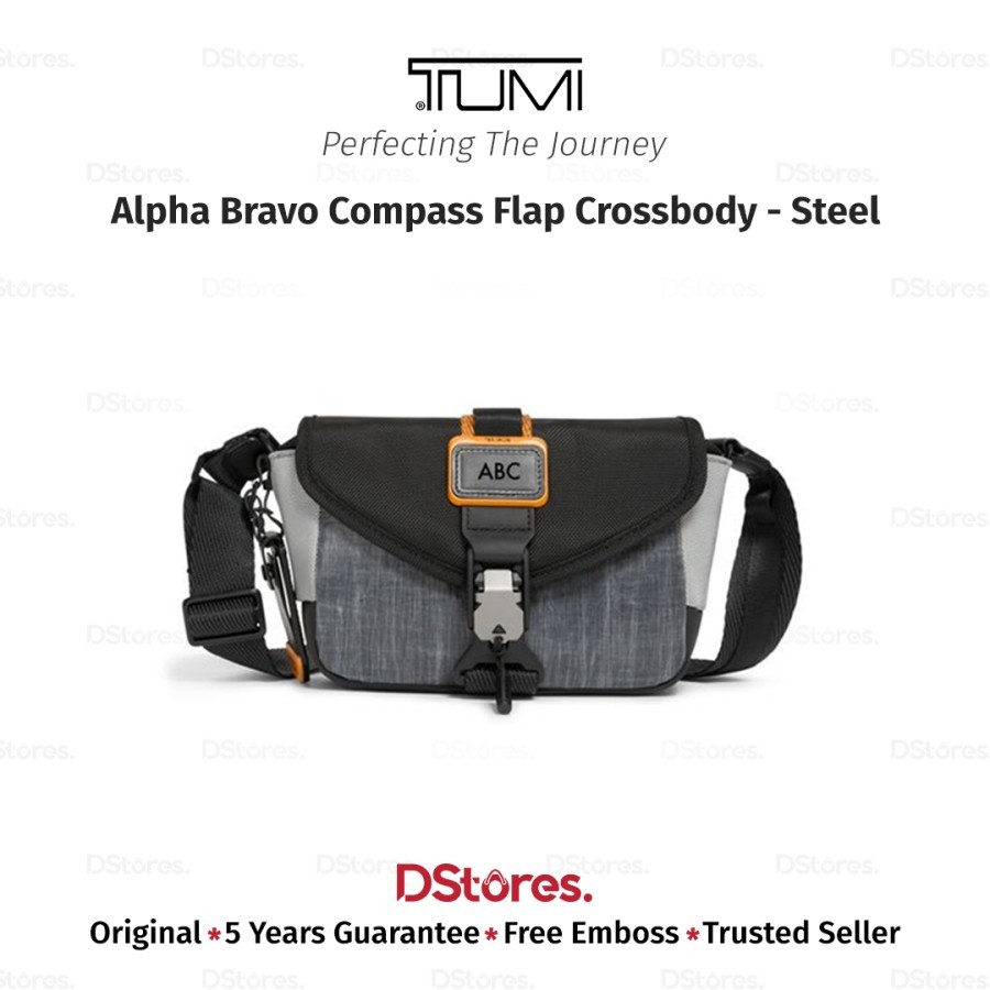 Jual Alpha Bravo Compass Flap Crossbody - Steel | Shopee Indonesia