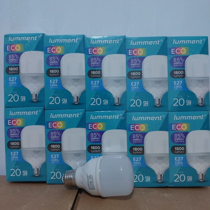 Jual PAKET LAMPU 10 PCS LAMPU LED/BOHLAM LED 20W ( LUMMEMT ECO ...