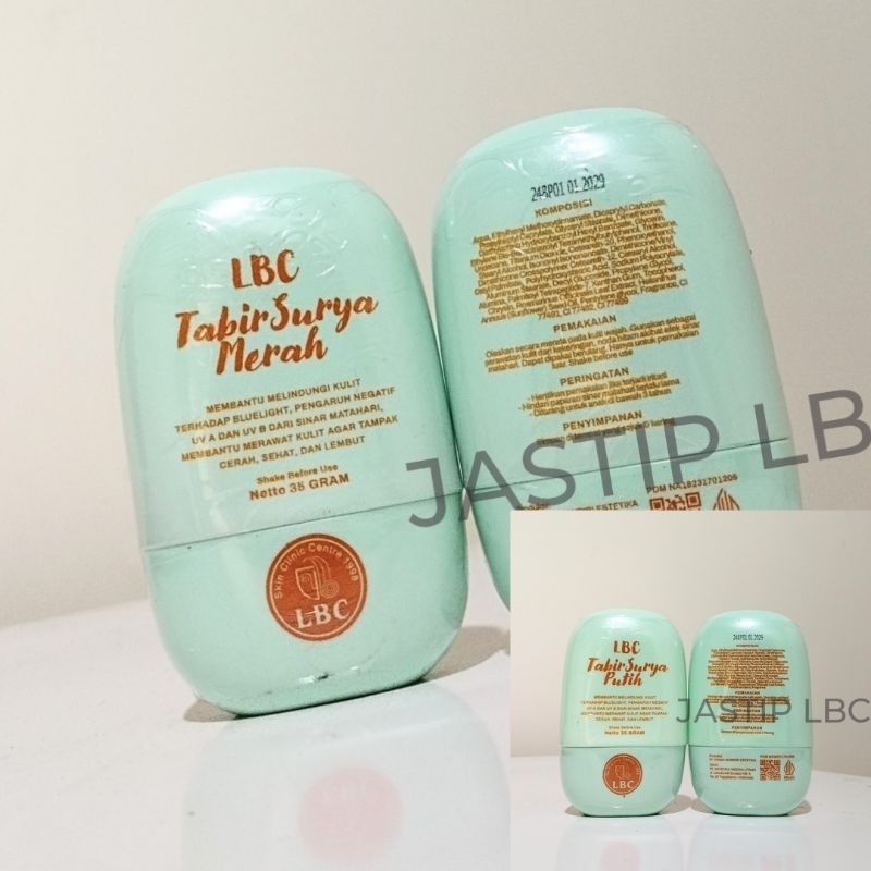 Jual LBC Tabir Surya Merah dan Putih SPF 17++ | Shopee Indonesia