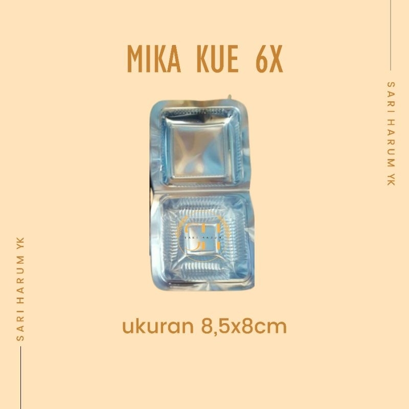 Jual mika kue | mika 6x | mika kotak kecil 6x | Shopee Indonesia