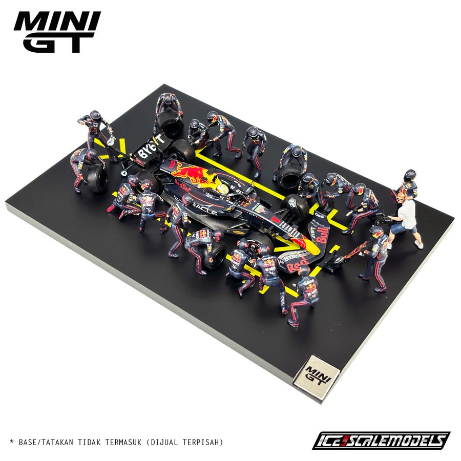 Jual Diecast F1 MiniGT 1:64 Oracle Red Bull Racing Pit Crew Set ...