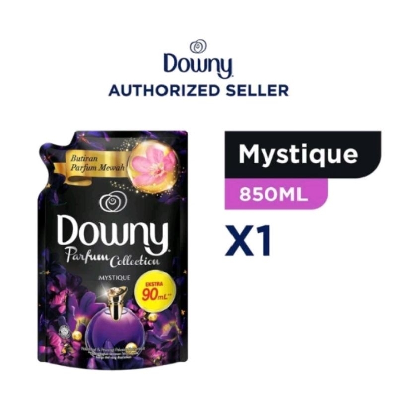 Jual Downy Pelembut & Pewangi Pakaian Konsentrat Parfum Colection Mystique 850 ml | Shopee Indonesia