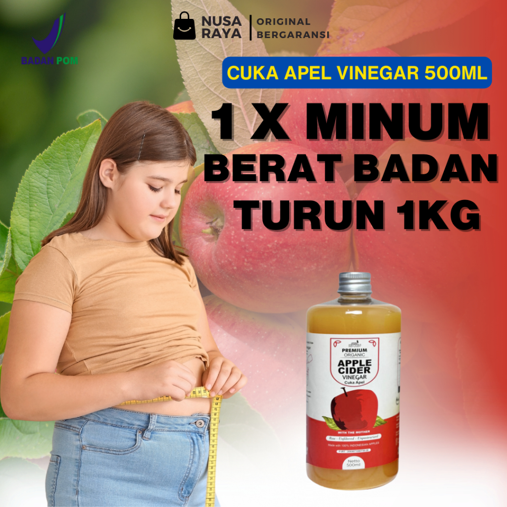 Jual Cuka Apel Original Untuk Kesehatan - Cuka Apel Premium Organik ...