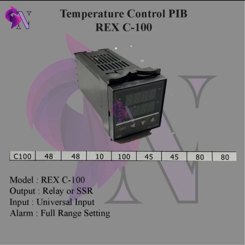 Jual PID Rex RKG C100 Rex-C100 Output SSR 220V AC 0-400C 400C Module Modul Digital Temperature ...