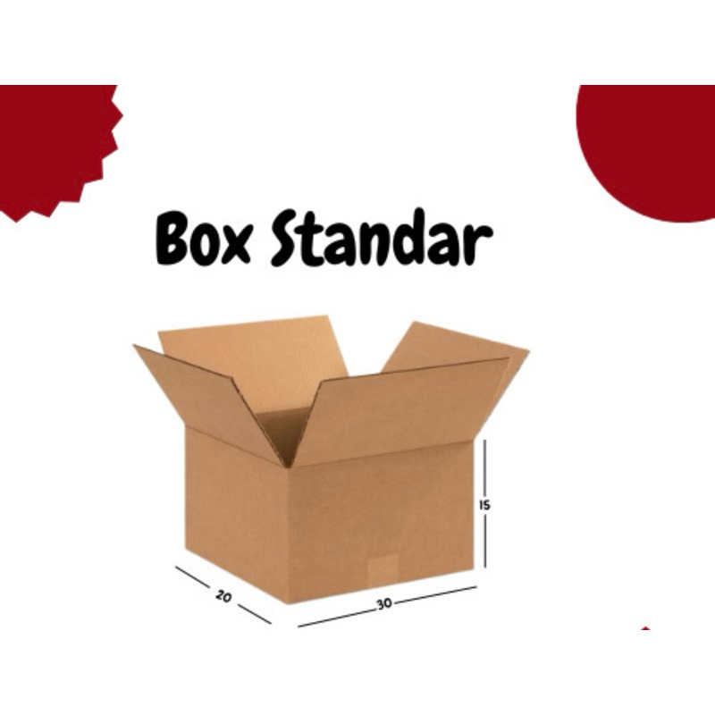 Jual Kardus Packing Polos Standar 3PLY Ukuran 30x20x15 cm / Kardus ...