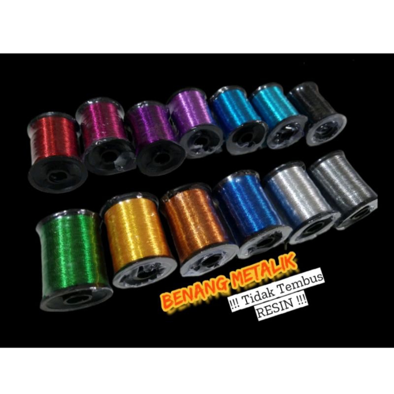 Jual Benang METALIK - Benang Wraping METALIK - Benang Assist - Benang ...