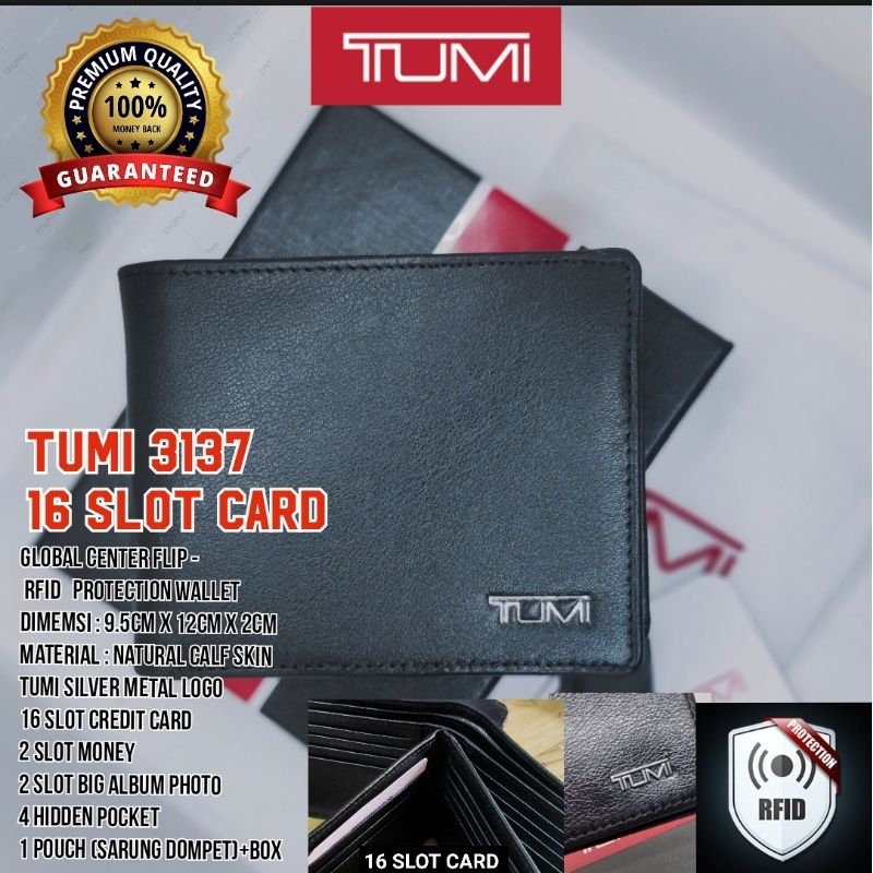 Jual Dompet Pria Kulit Asli RFID protection NFC Block TM-3137 RFID 16 ...