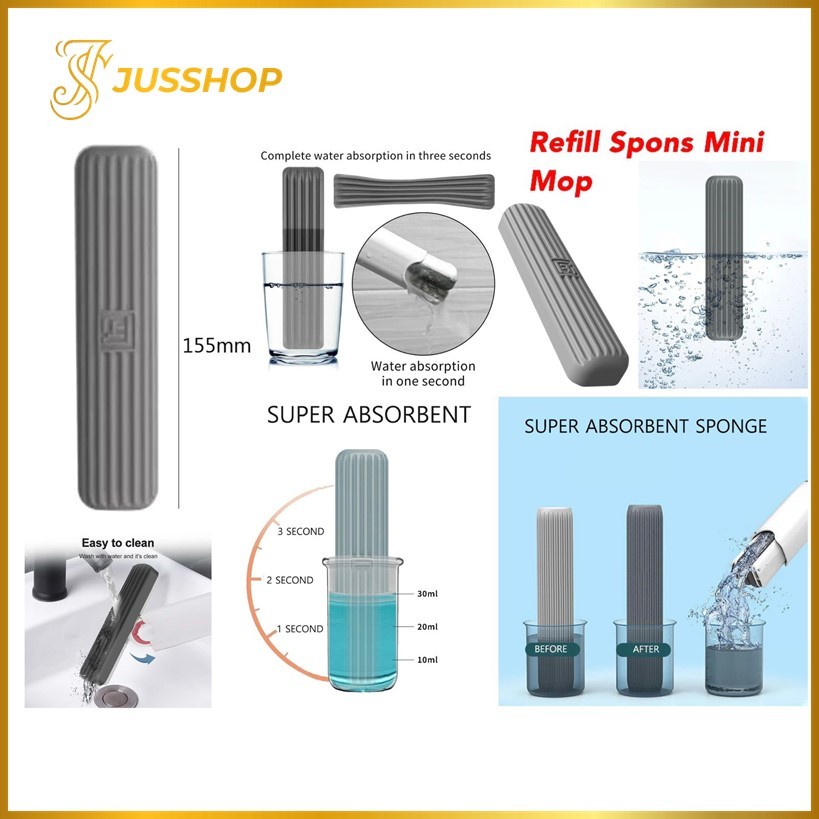 Jual Refill Spons Mini Mop Busa Isi Ulang Alat Pel Mini Mop Portable ...