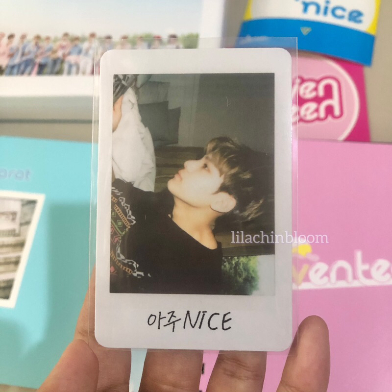 Jual Seventeen Photocard Mini Polaroid Mingyu Aju Nice Love Letter ...