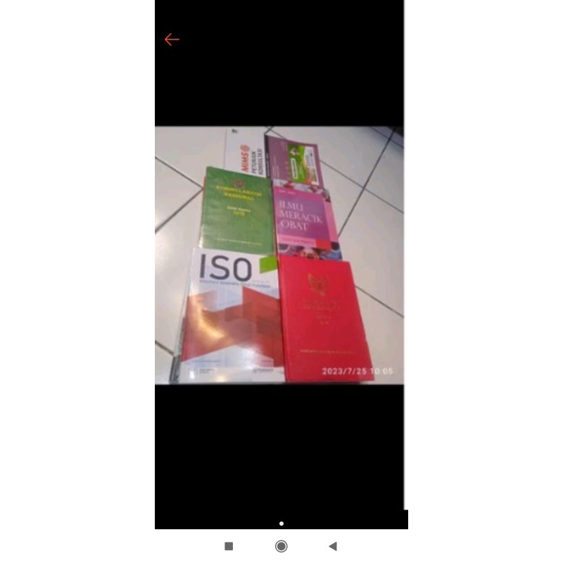 Jual 5 Buku Farmasi Terbaru Iso Volume 53 Tahun 2021,Farmakope3, Fornas ...