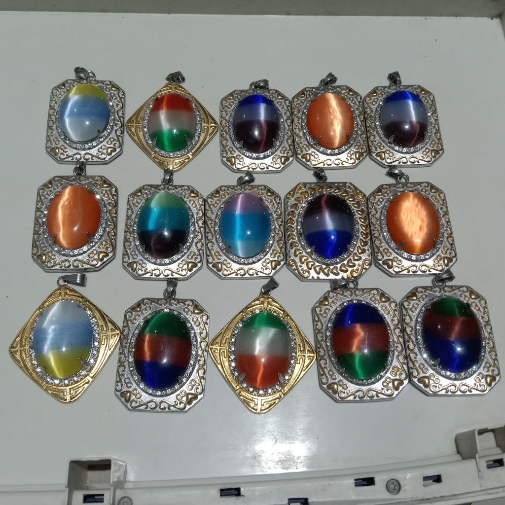 Jual Liontin Batu Akik Mata Kucing Big Jumbo Mewah dan Elegan | Shopee ...