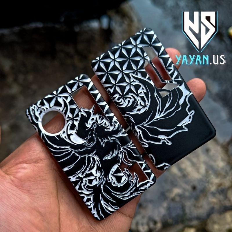 Jual Phoenix Panel Outer Dotaio V2 panel acrylic Black White deep laser ...